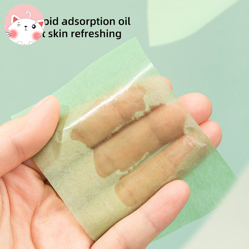 100 sheets facial oil-absorbing paper for oily skin to remove excess ...