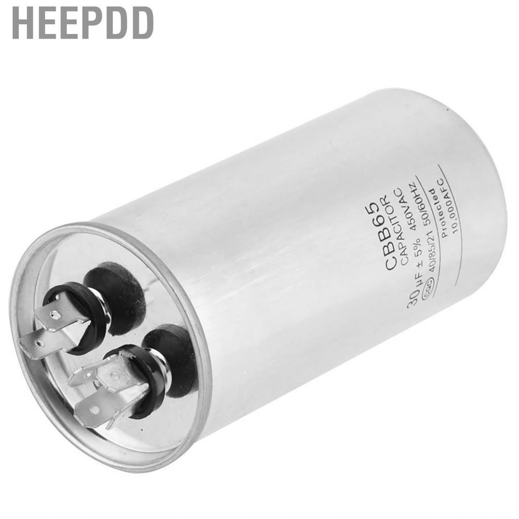 HEEPDD CBB65A-1 AC 450V Capacitor 30uF Cylindrical Motor Run Round for ...