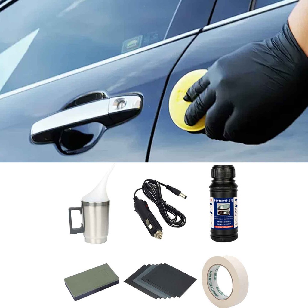 GMMA Car headlight refurbishment coating tool set Headlight ...