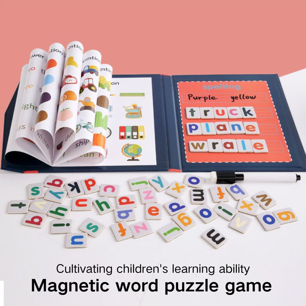 Magnetic alphabet Game, Magnet Spelling Games abc magnetic puzzle kids ...