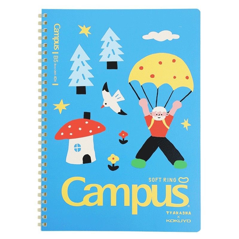 KOKUYO X TYAKASHA Soft Coil Notebook/Dot Line/B5/U /AKA Grandpa eslite | Shopee Malaysia