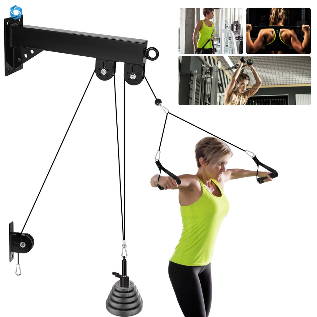 LM Cable Pulley System Gym, LAT Pull Down Machine Cable Pulley ...