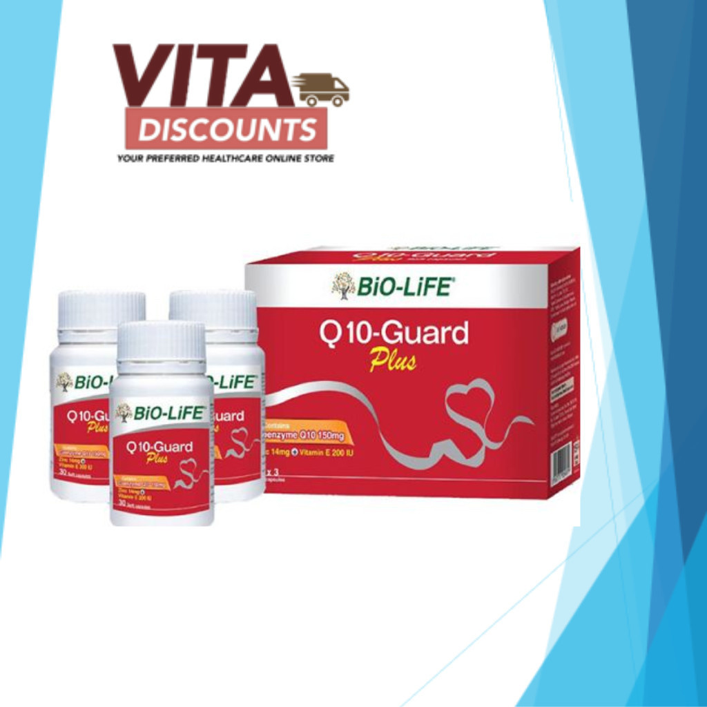 BIO-LIFE Q10-GUARD PLUS SCAPS 30S PACK-OF-3 EXP04/2026 | Shopee Malaysia