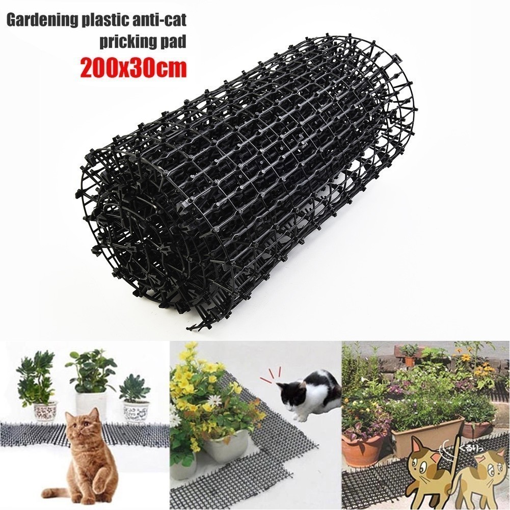 NEW>>1x 2M Pest Dog/Cat Scat Mat Animal Deterrent Repellent Plastic ...