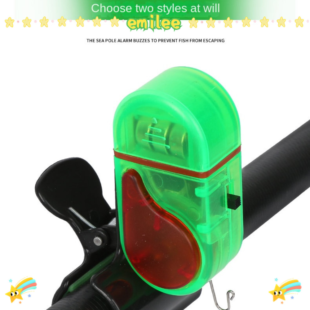 EMIL Fishing Alarm, High Sensitive Sound Fish Bite Alarm, Clip-on LED ...