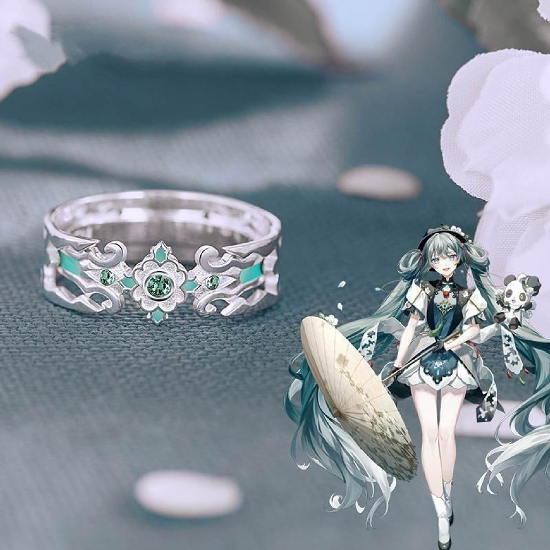 MIKU WITH YOU fifth anniversary ring Hatsune Miku Combination Ring miku ...