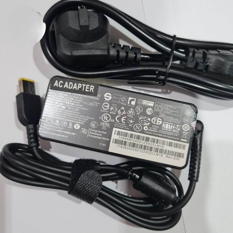 Adapter / Charger 20V - 2.25A USB (USB/square mouth Plug) ORIGINAL ...