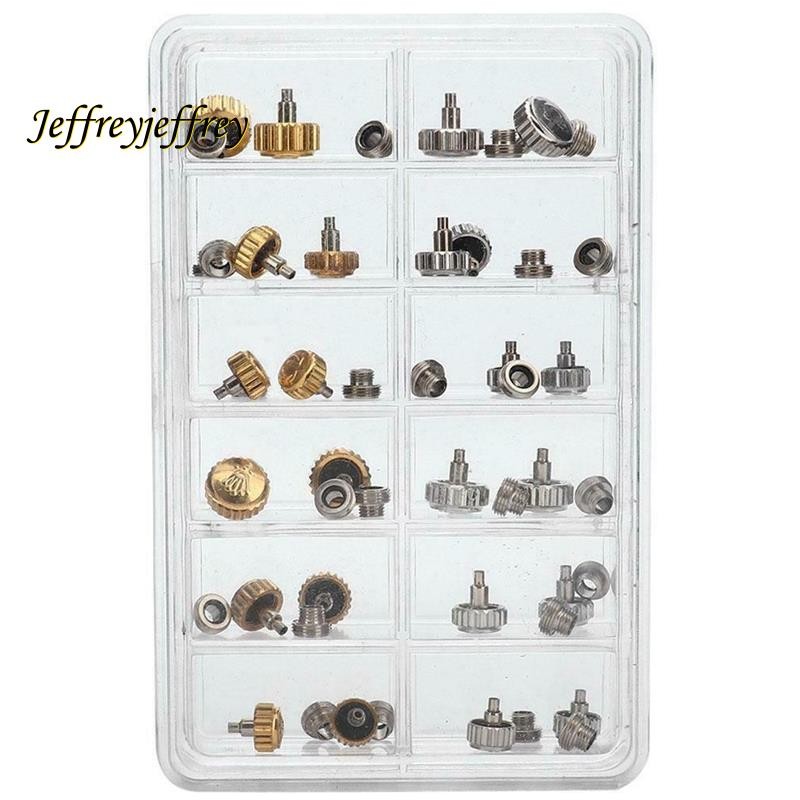 48PCS Watch Crowns Watch Waterproof Replacement Assorted Repair Tools ...