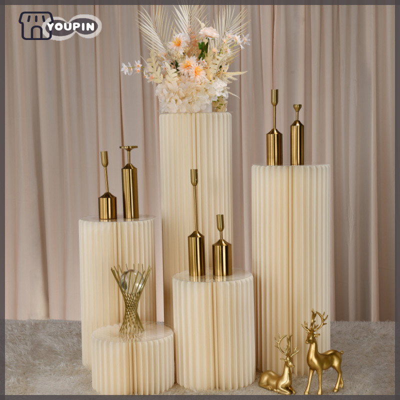Wedding folding column dessert table paper Roman column folding column ...