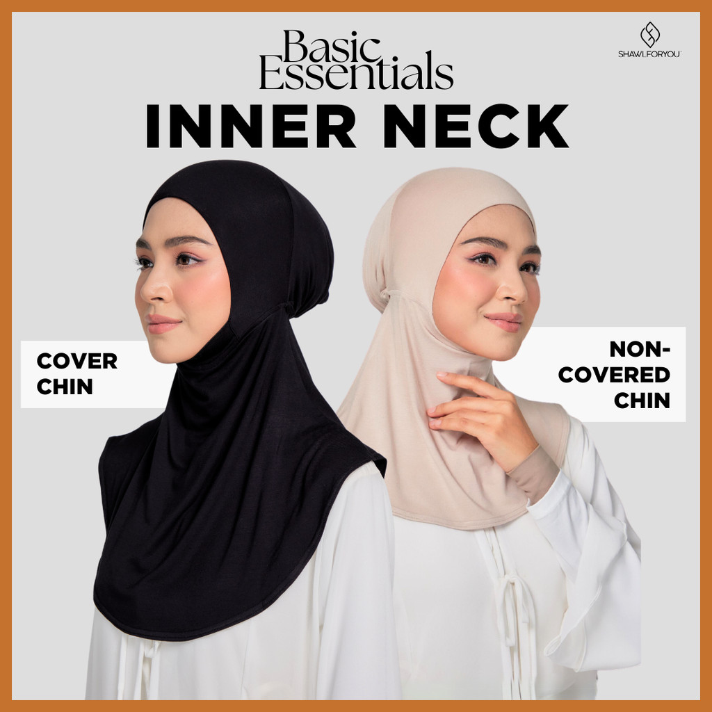 INNER NECK | COVER-CHIN | NON-COVERED CHIN | PREMIUM COTTON LYCRA ...
