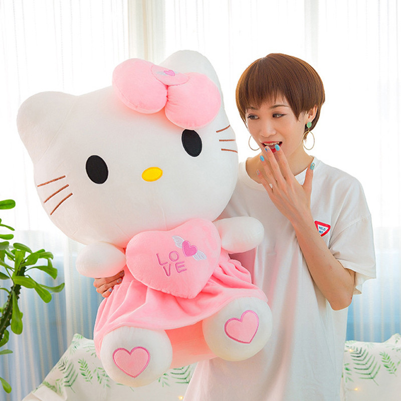 Eas Hello Kitty Plus Doll Sanrio Toys Heart Hugging Kt Pink Kitty Cat ...
