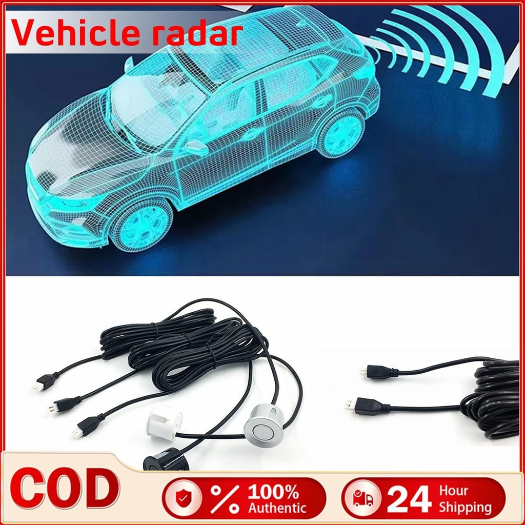 Car Parking Sensor Kit Universal Sensors Buzzer Reverse Backup Radar ...