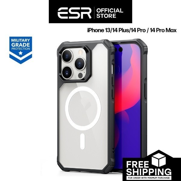 ESR Air Armor Serie Clear Case with HaloLock Ring For iPhone 13 14 Plus Pro Max | Shopee Malaysia