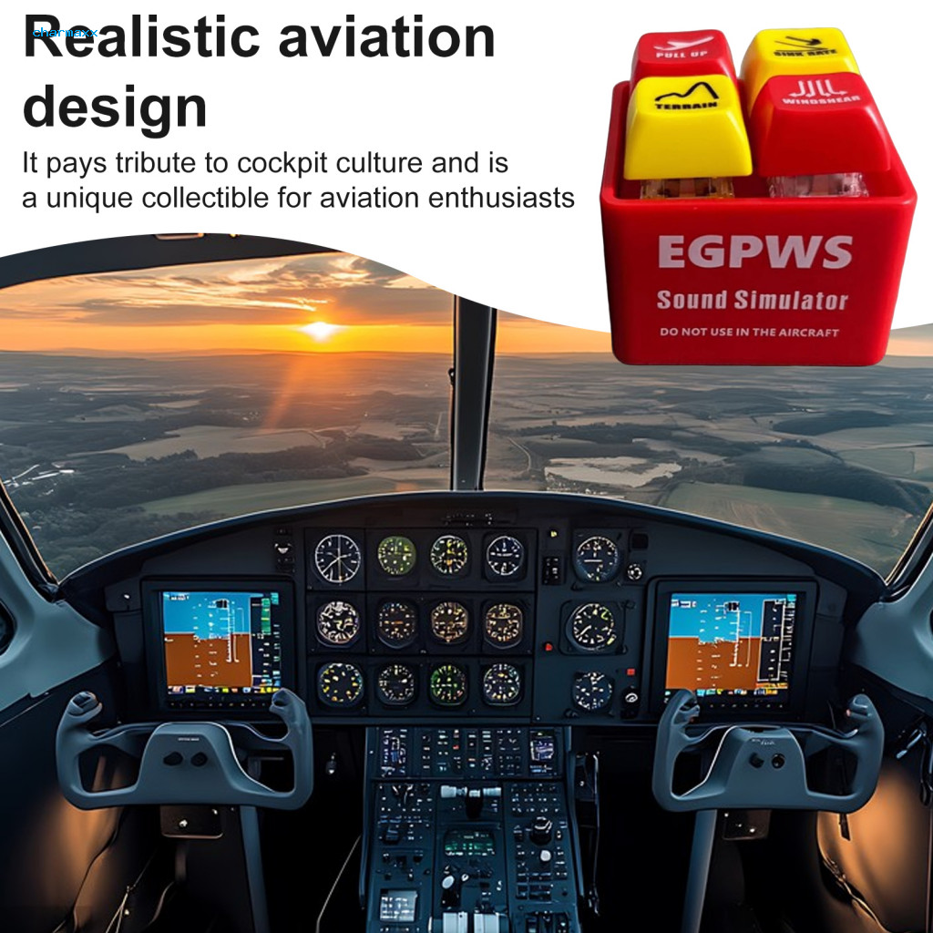 CM Crew Alert Keychain Realistic Cockpit Keychain Realistic Aircraft ...