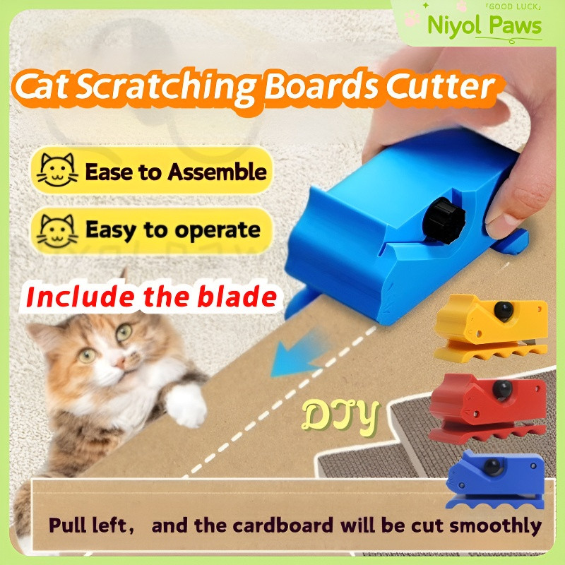 Multi-Color Cat Scratcher Cutter with Bonus Blade Refill Pack for DIY ...