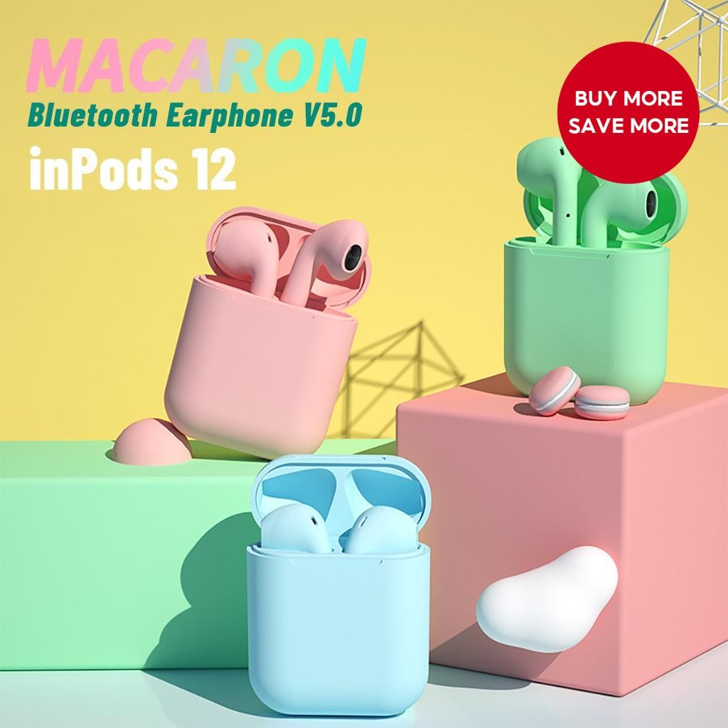 TWS i12 Wireless Bluetooth Earphones High-Quality Headphones Sports ...