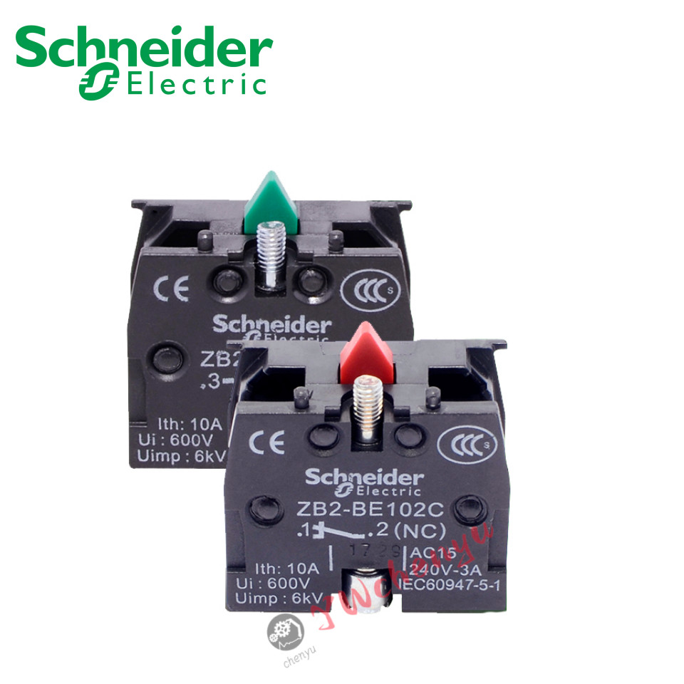 Schneider Button Auxiliary Contact ZB2-BE101C ZB2-BE102C | Shopee Malaysia