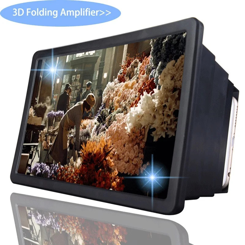 Mobile Phone Screen Magnifier Universal 3D Enlarger Magnifying Video ...