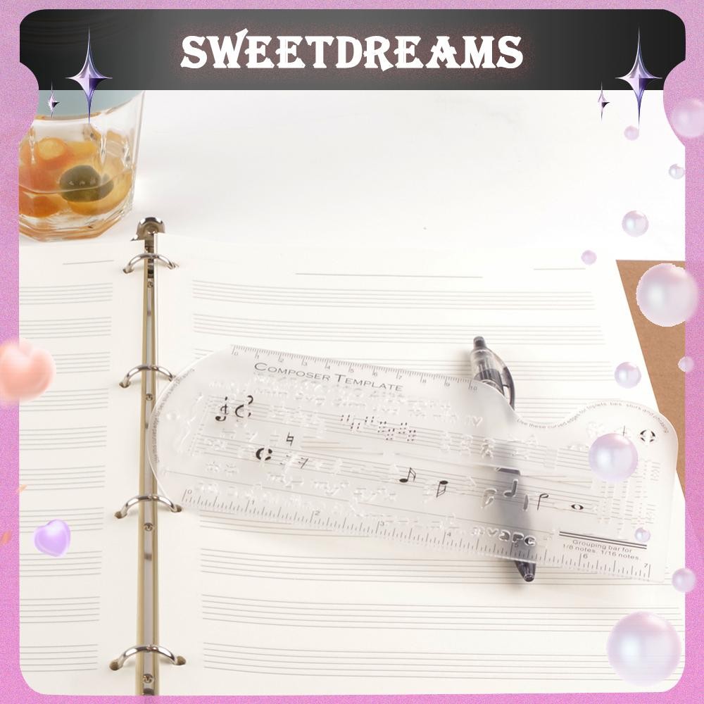 Composing Template Stencil Composer Number Symbols Notation Manuscript ...