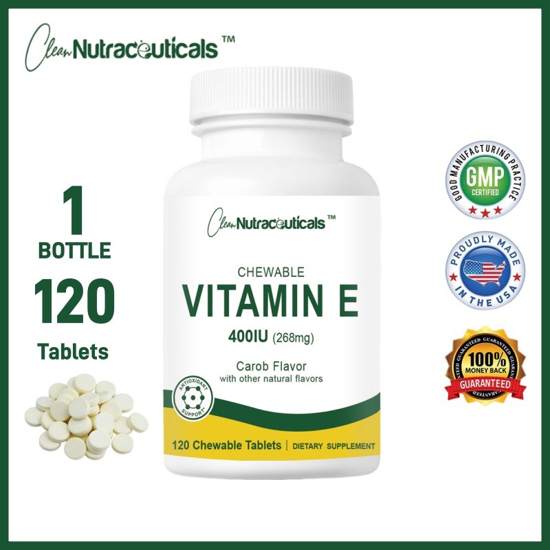 Nutraceuticals Vitamin E Chewable Tablets Protect Cardiovascular and ...