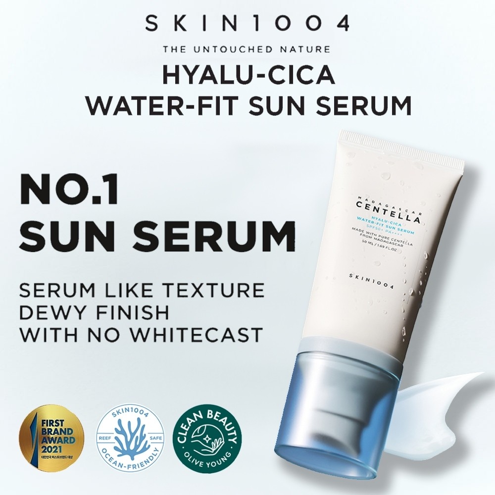 SKIN 1004 Sunscreen Madagascar Centella Hyalu-Cica Water-Fit Sun Serum ...
