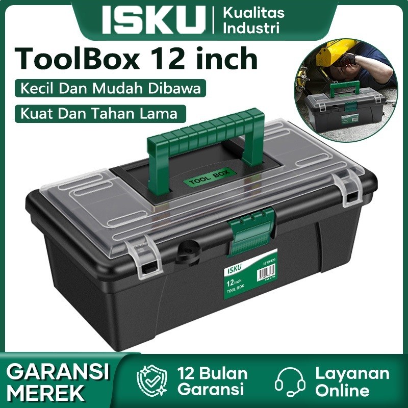 Isku Tool Box Mini Tool Box 12inch Small Tool Box Portable ...