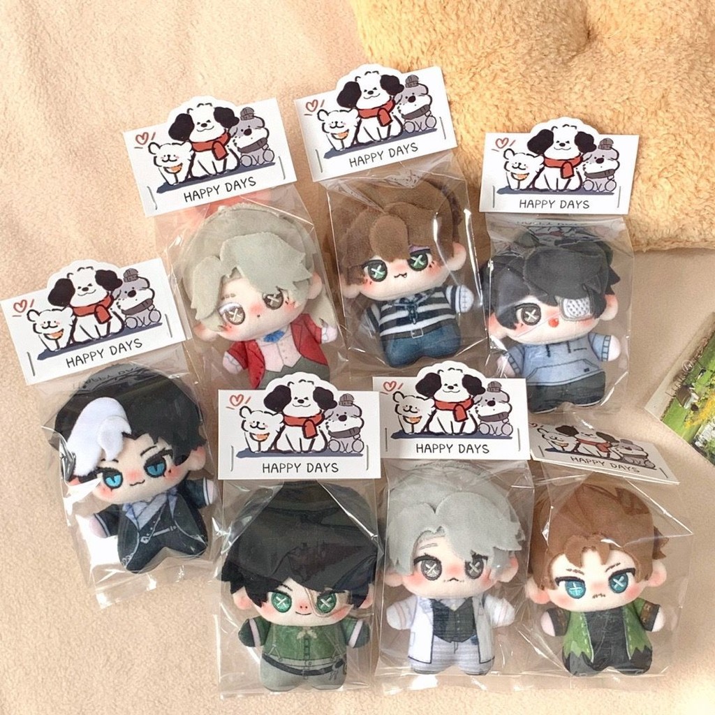 Identity V Plush Doll Suffed Toy 10cm Cotton Prisoner Embalmer Explorer ...