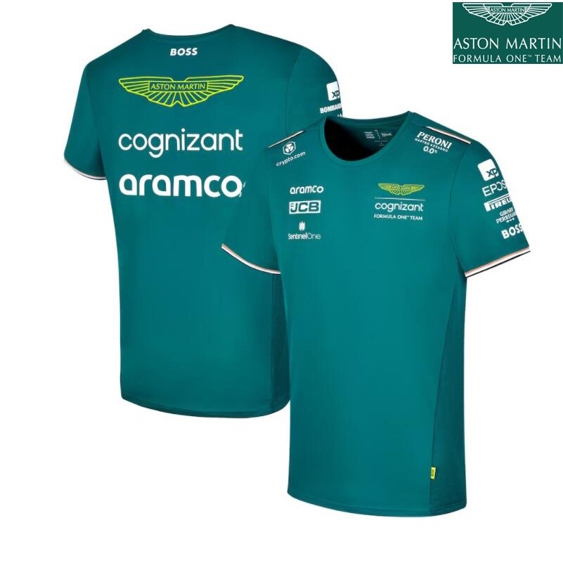 2023 Newest Aston Martin Aramco Cognizant Team F1 Jersey + F1 Racing ...