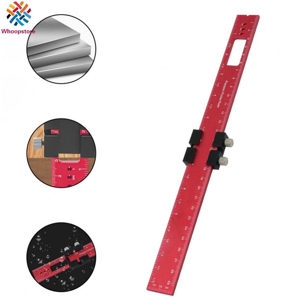 WHOOPS~Portable Slide Ruler with Metric and Inch Indicators for ...
