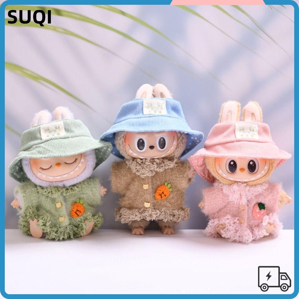 LUCKY-SUQI Labubu Doll Outfit, Mini Plush Labubu Doll Clothes, Cute ...