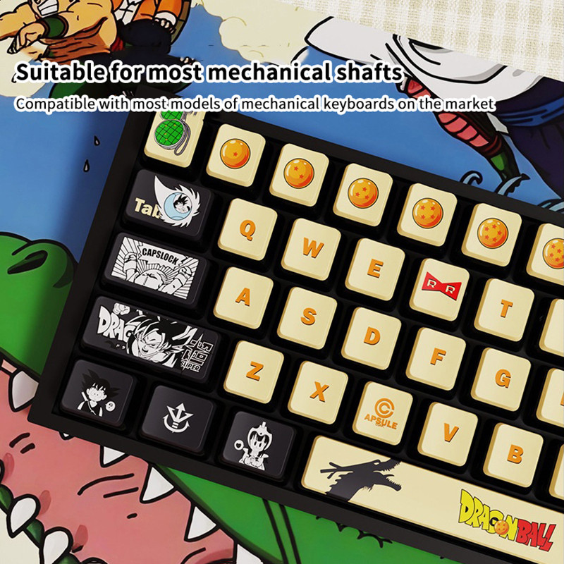 [OriginalGrass] Cartoon Dragon Ball 121 Keys Game Keyboard Keycap ...