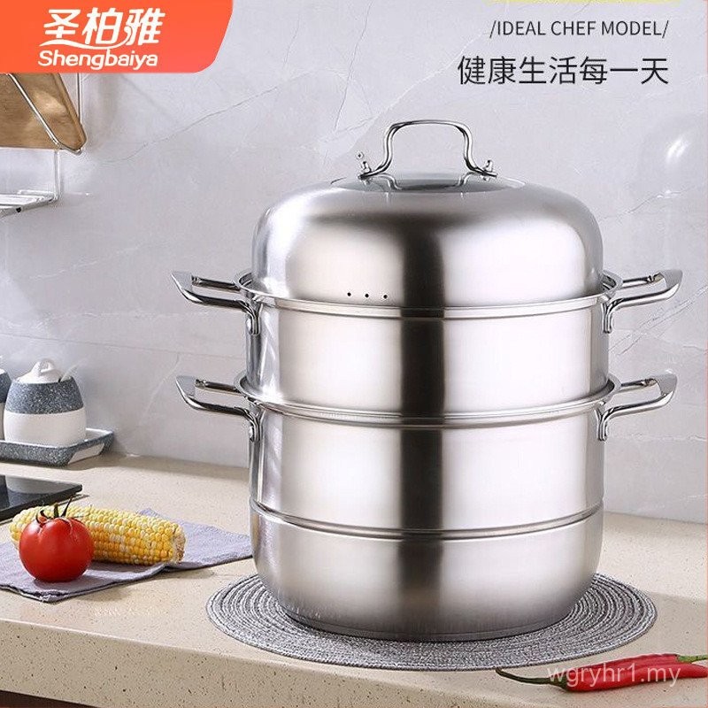Periuk Pengukus Keluli Tahan Karat Baharu Isi Rumah Lebih Tebal Gas ...