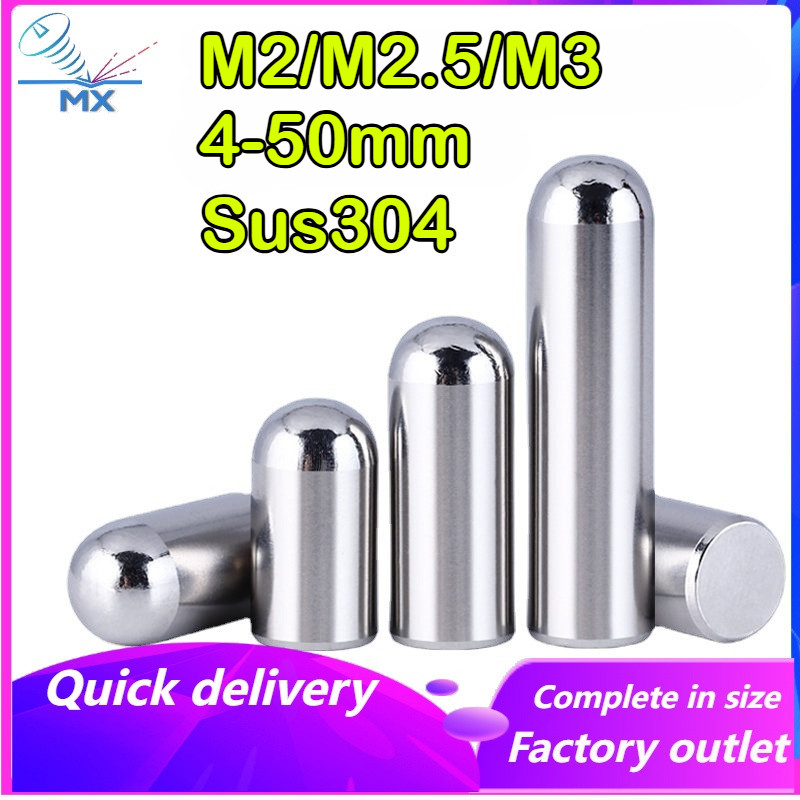 [MX1] Solid Parallel / Dowel Pins Pin Nail Cylindrical Pin Positioning Pin Shaft Round Head ...