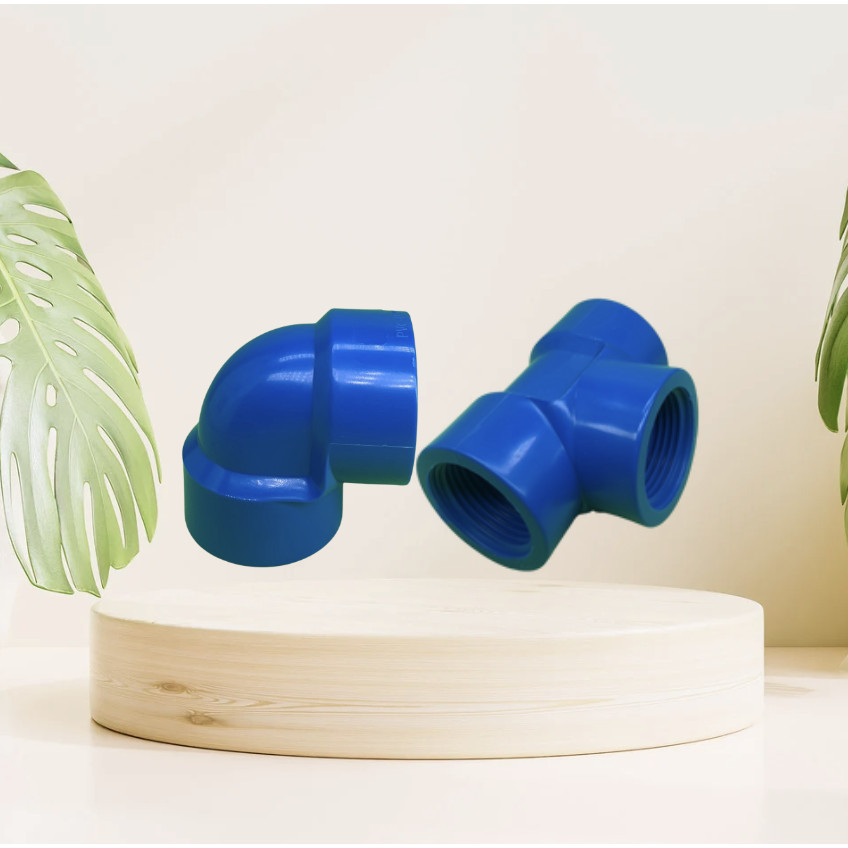 SPECIAL COUPLING THREADED ELBOW TEE PVC | Shopee Malaysia
