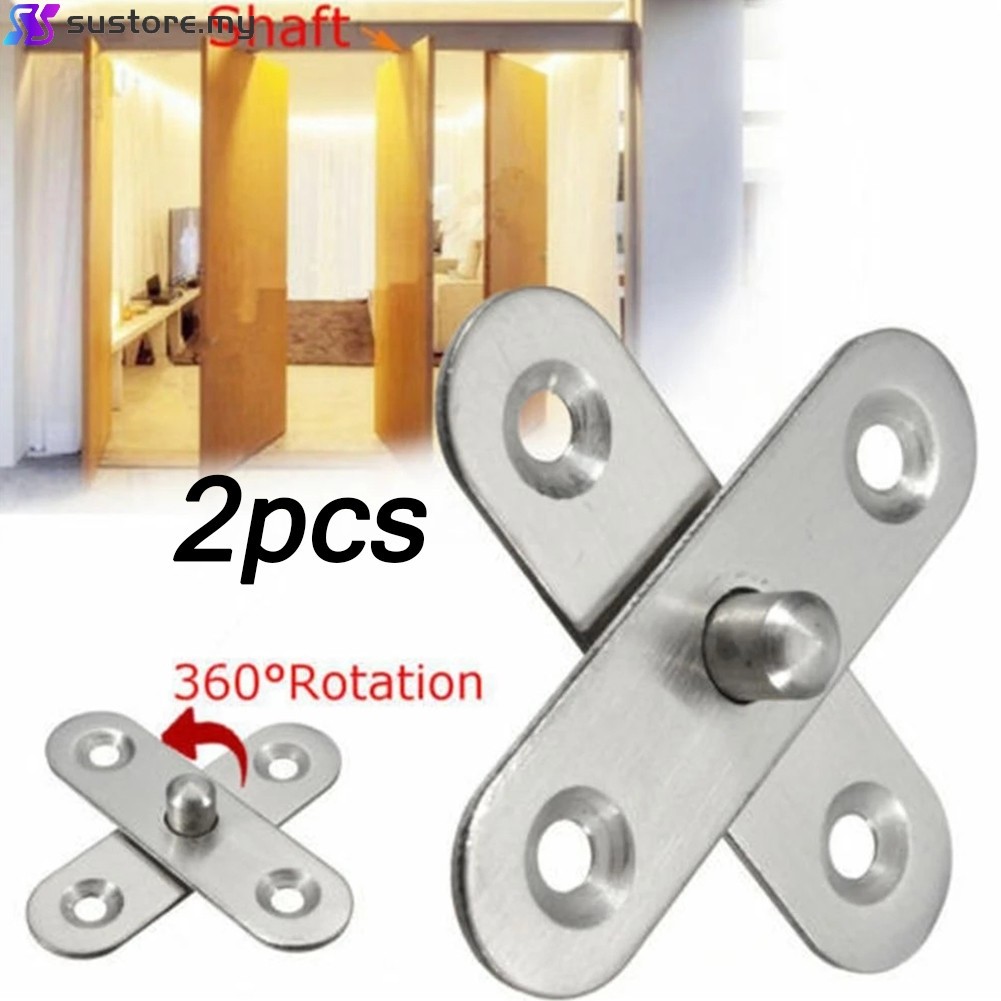 [Super] 2 x Hardware Stainless Steel 360 Degree Rotating Door Pivot ...