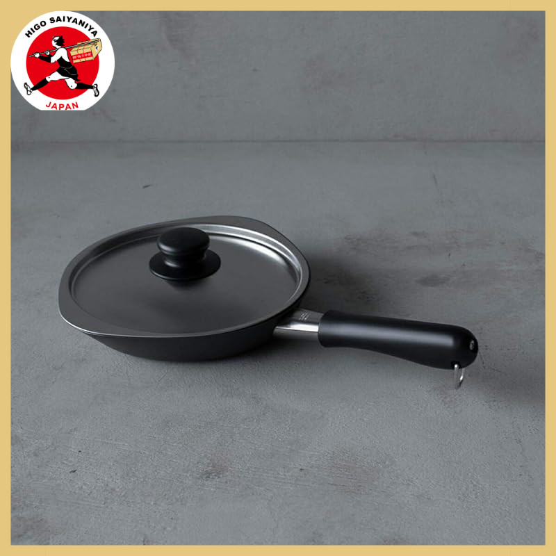 Sori Yanagi Double Fiber Nitrided Iron Frying Pan with lid, Rust ...