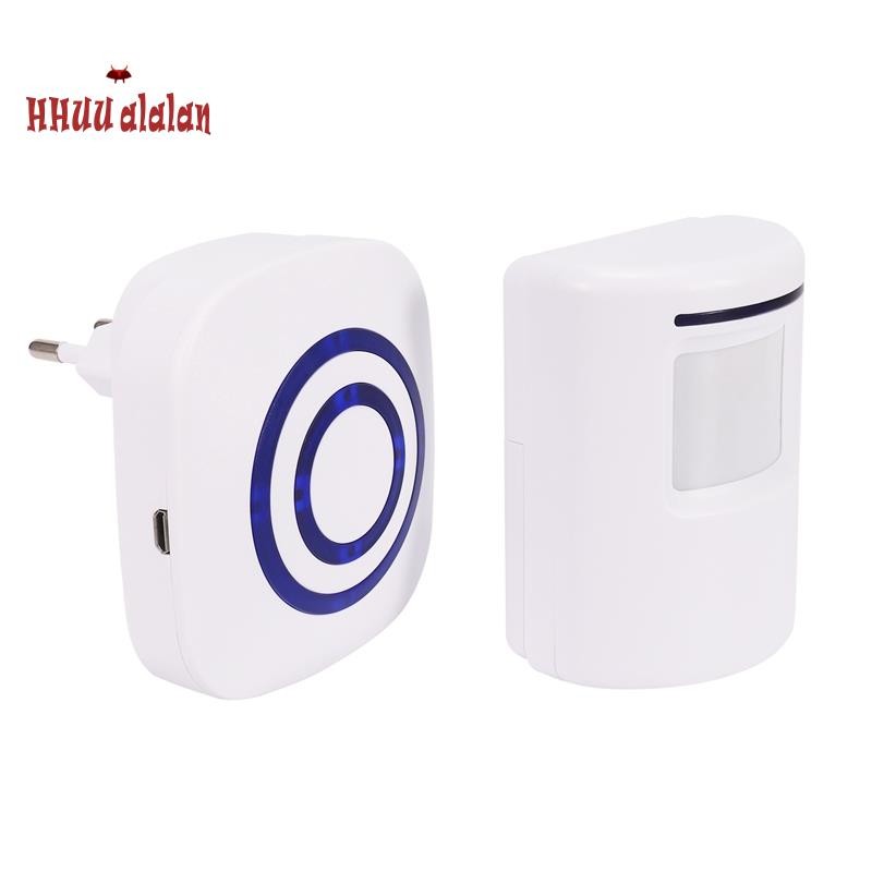 Door Chime,Wireless Business Door Motion Sensor Detector Smart Visitor ...