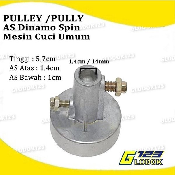 MESIN US Washing Machine Dryer Spin Motor Pulley Pulley Pole 10 12 14 ...