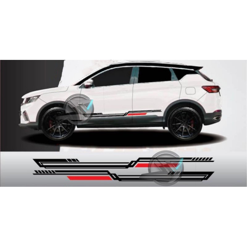 (Ready Stock) S993# PROTON X50 Car Body Vinyl Decal Sticker | Shopee ...