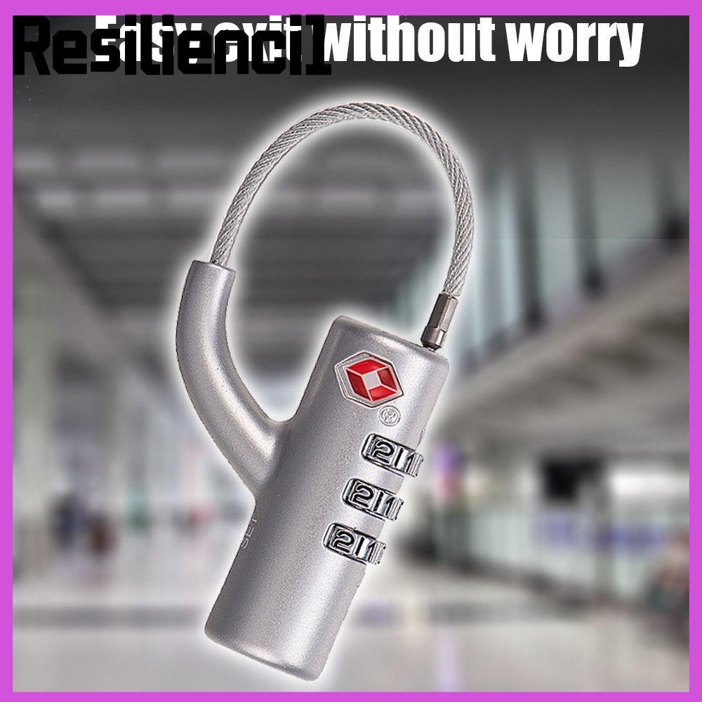 RESILIENCI1 TSA Customs Lock Waterproof Cable Luggage Lock Portable ...