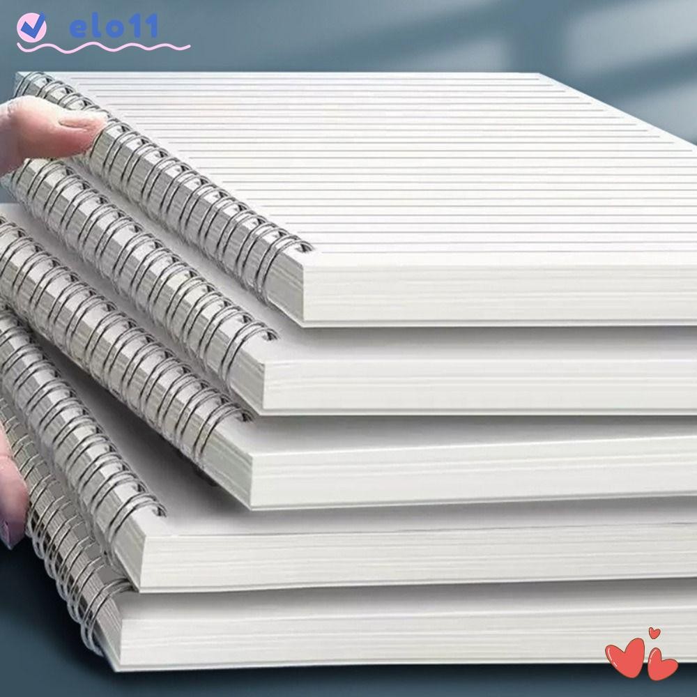 ELO11 Coil Notebook, 80Sheets A5/B5/A4 Spiral Notebook, Thickened Grids ...