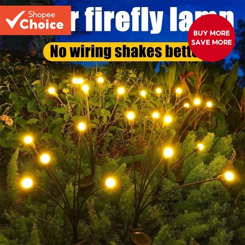 【Buy 1 Take 1】Louislight 6/8 Head Led Solar Swing firefly Light Outdoor ...