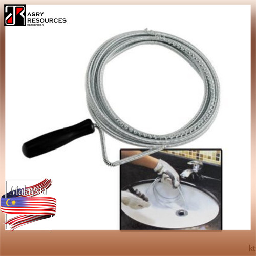 3M Drain Cleaner Spring Clog Remover | Pembersih Longkang Spring 3M ...