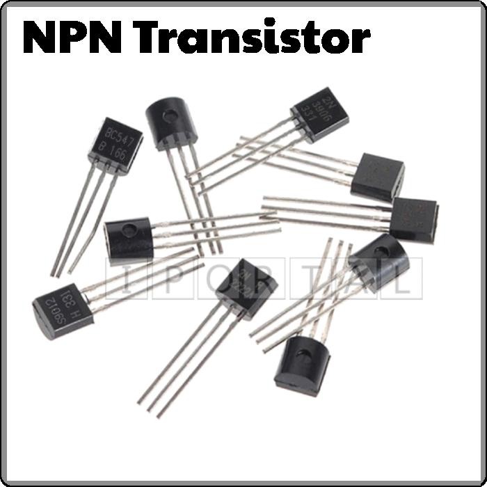 10pc NPN/PNP Transistors BC547 S9012 2N3906 2N2222A TO-92 Package ...