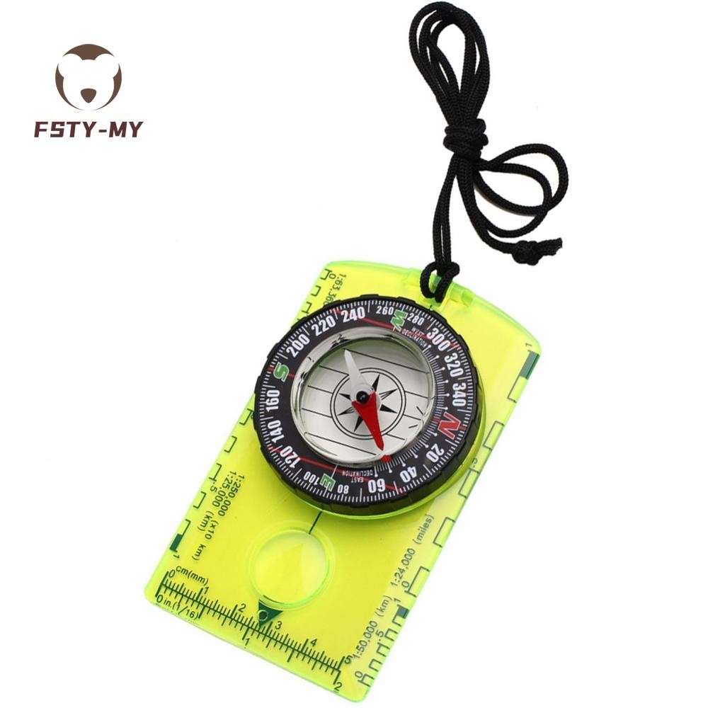 Compass Map Camping Green Mountain Outdoor Orienteering Parts Sporting ...