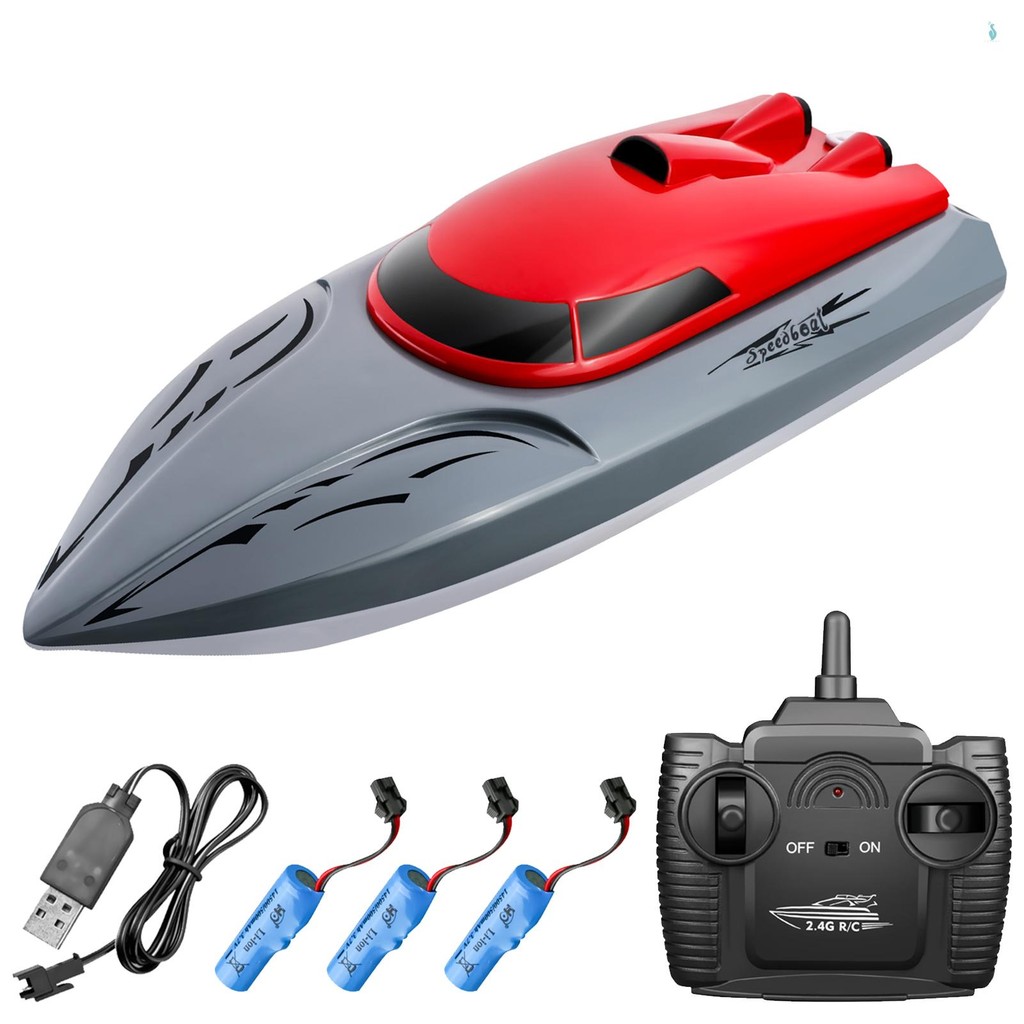 806 2.4G RC Boat Remote Control Boat 20KM/h Waterproof Toy High Speed ...