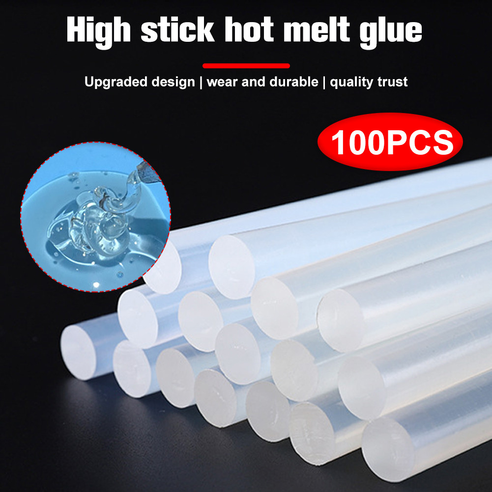 100Pieces 7mm/11mm Glue Stick Glue Gun Stick Hot Melt Adhesive Hot Glue Stick For Hot Glue Gun ...