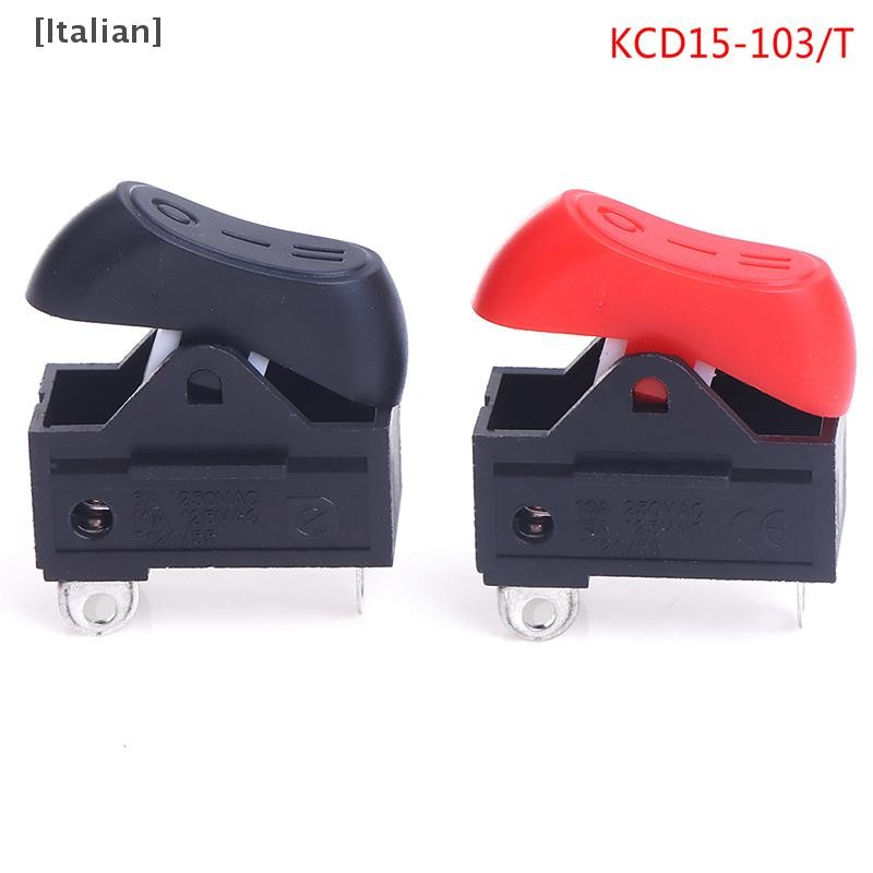 Italian New KCD15-103/T Hair Dryer Switch Rocker Switch 3 Position ON-OFF-ON Boat Switch MY ...