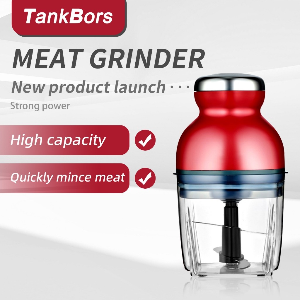 Tankbors2 IN 1 Mini Chopper Blender Electric Mixer Capsule Cutter ...