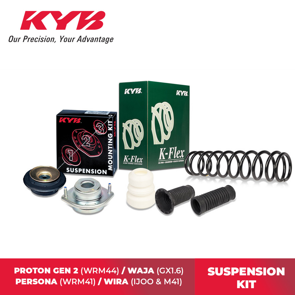 Kayaba Suspension Kit (Coil Spring, Strut Mounting & Protection Kit ...